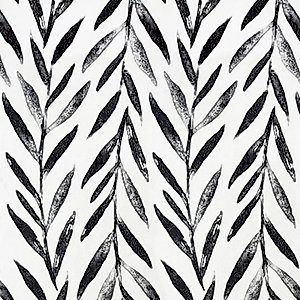 Wudnaye Black and White Peel and Stick Wallpaper Leaf Contact Paper 17.7 inch × 118.1 inch Black and White Contact Paper Peel and Stick Wallpaper for Bathroom Self Adhesive Decorative Wall Paper