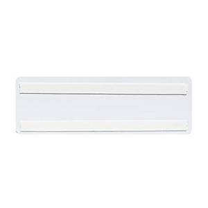 Not an Exit Indoor Easy Adhesive Mount Door and Wall Sign for Restaurants and Small Businesses 3" x 9" - Dark Wood