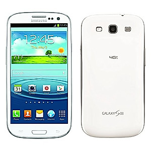 Samsung Galaxy S3 I747 16GB 4G LTE Unlocked GSM Android Smartphone - Marble White (International version, No Warranty)