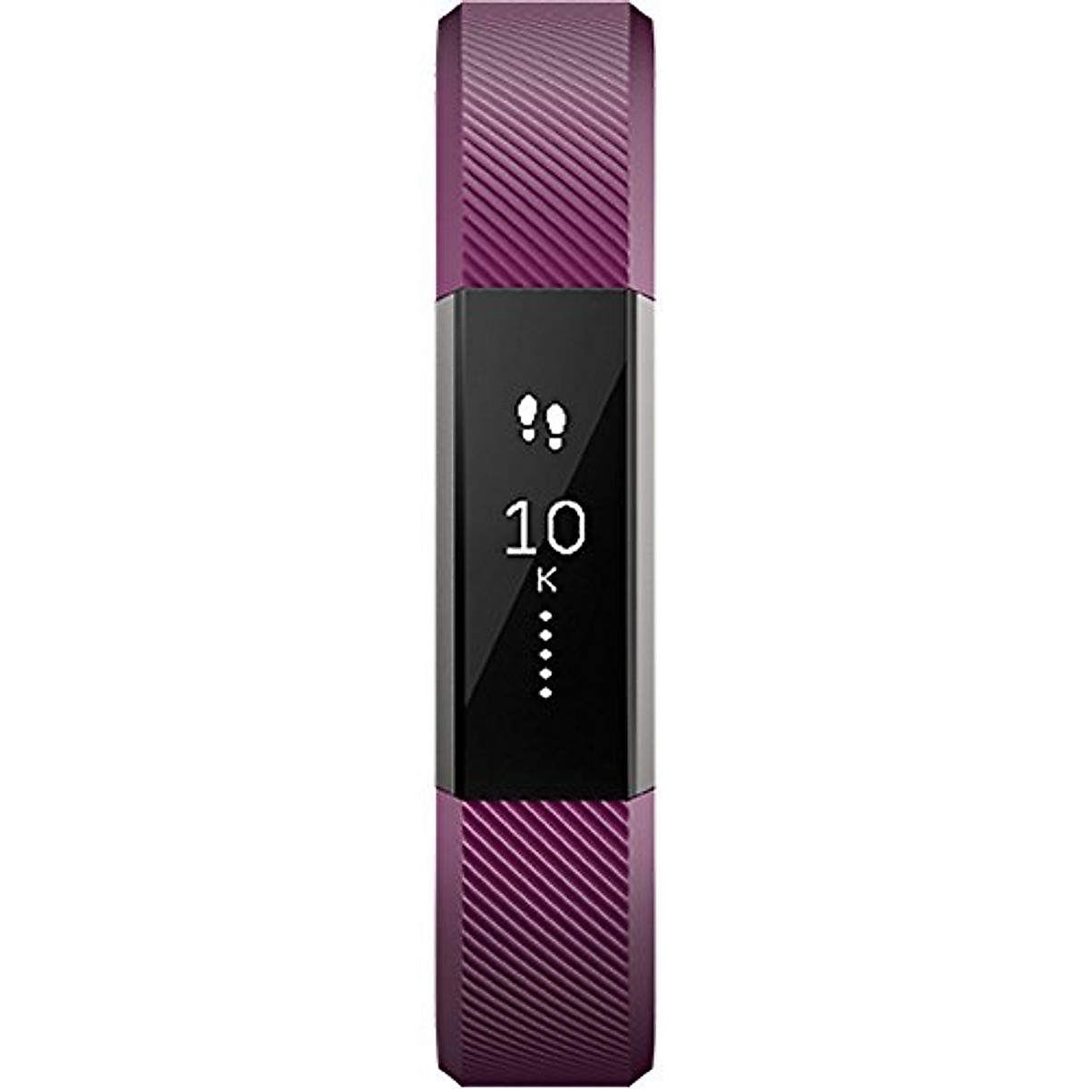 Fitbit Alta Fitness Tracker, Silver/Plum, Small (5.5 - 6.7 Inch) (US Version)