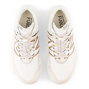 New Balance Women's FuelCell Rebel V3 Permafrost Running Shoe, Moonbeam/Nimbus Cloud, 10 Wide