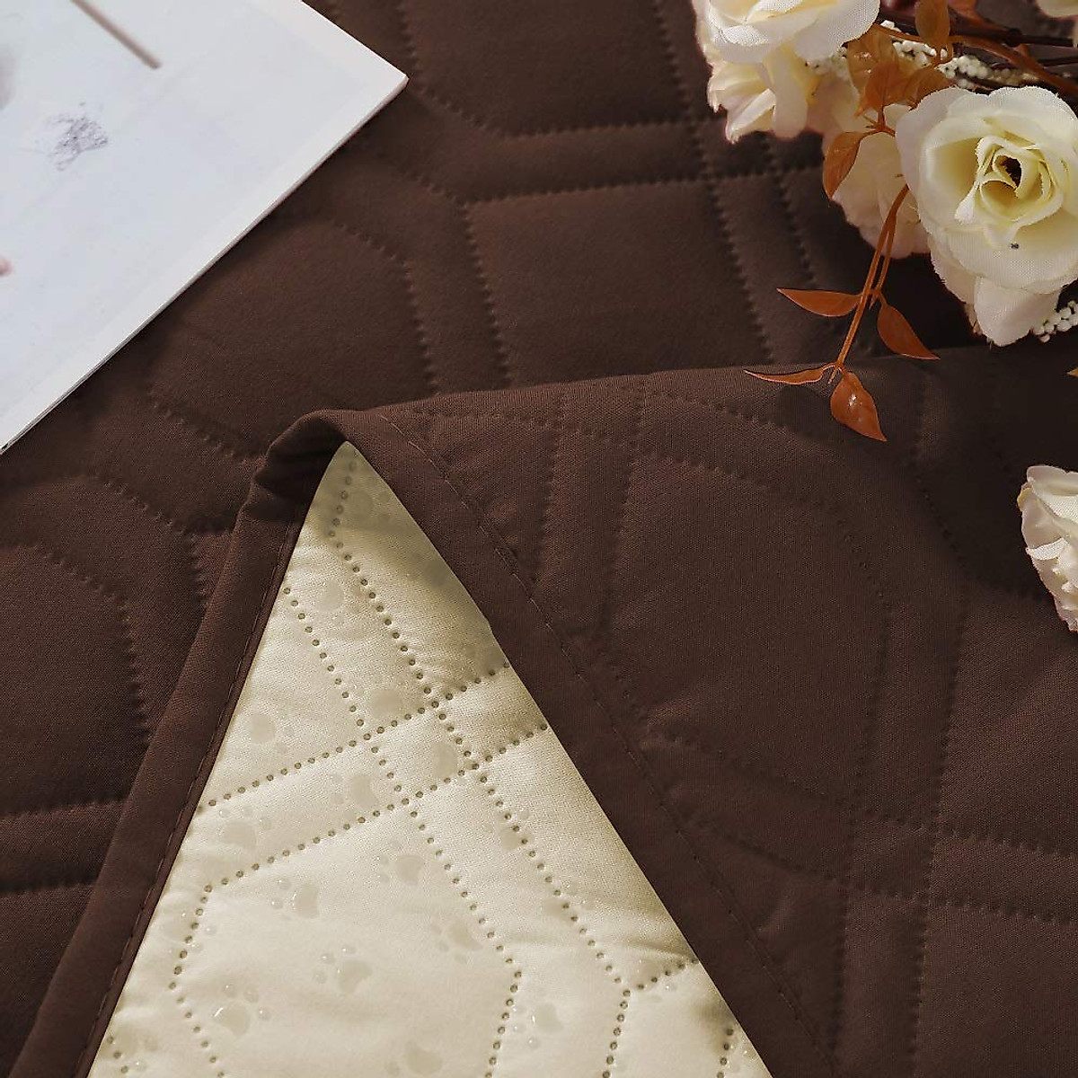 SUNNYTEX Waterproof Dog Bed Cover Dog Mat Pet Pad Pet Blanket for Couch Sofa Bed Mat Anti-Slip Furniture Protrctor