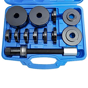 BTSHUB 19pcs Front Wheel Hub Drive Bearing Removal Install Puller Tool Kit Universal