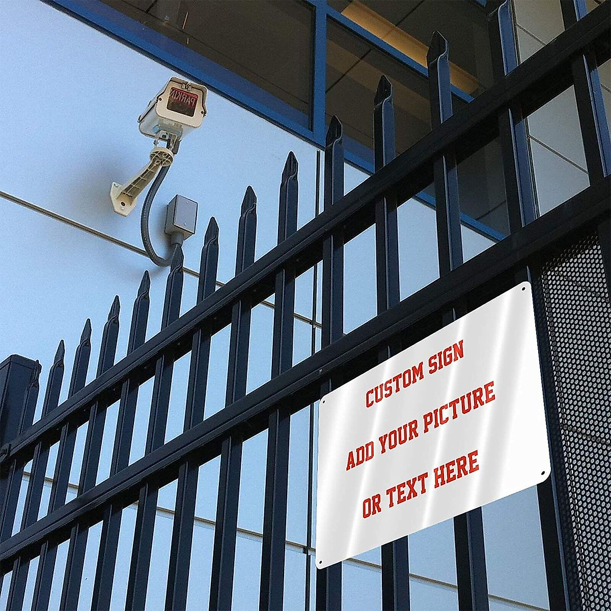 Aluminum Weatherproof And Rustproof Metal custom Signs, Entrance Signs, Garden Signs, Hazard Signs, Intersection Signs, Parking Signs, Decorative Signs（11.8x7.9inch）