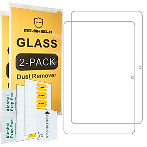 Mr.Shield [2-PACK] Designed For All-New Fire HD 10 / Fire HD 10 Plus Tablet 10.1 inch (11th Generation, 2021-2023 Release) [Tempered Glass] [Japan Glass with 9H Hardness] Screen Protector