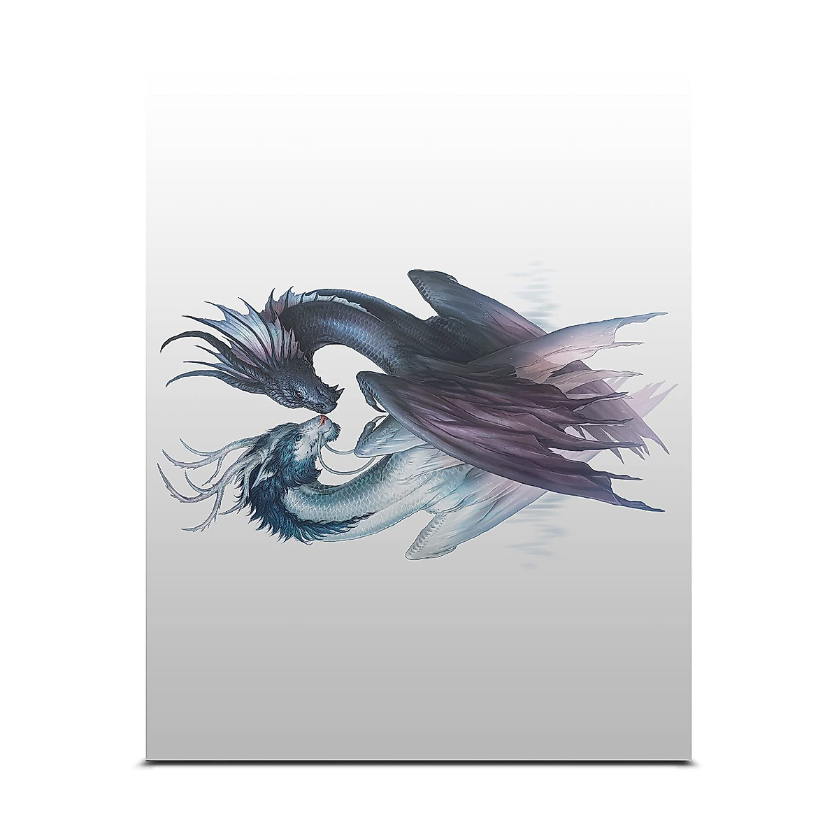 Head Case Designs Officially Licensed Jonas "JoJoesArt" Jödicke Yin And Yang Dragons Art Mix Vinyl Sticker Gaming Skin Decal Cover Compatible With Xbox One X Console