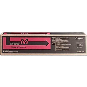 Kyocera 1T02LKBCS0 Model TK-8309M Magenta Toner Kit For use with Kyocera/Copystar CS-3050ci, CS-3051ci, CS-3550ci, CS-3551ci TASKalfa 3050ci, 3051ci, 3550ci and 3551ci A3 Color Multifunction Printers