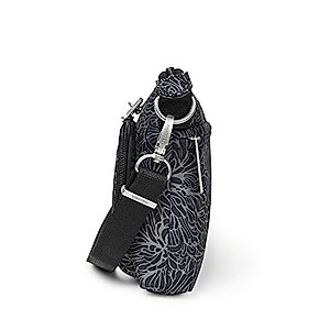 Baggallini womens Securtex® Anti-theft Memento Crossbody Bag Cross Body, Midnight Blossom, One Size US