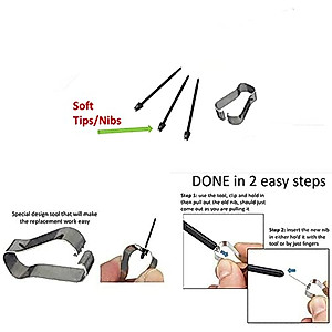 S Pen Fold Edition Compatible Galaxy Z Fold 5 and 4 Phones Slim 1.5mm Pen Tip, 4,096 Pressure Levels, Included Carry Storage Pouch+Tips/Nibs (Pen+Case-Black)