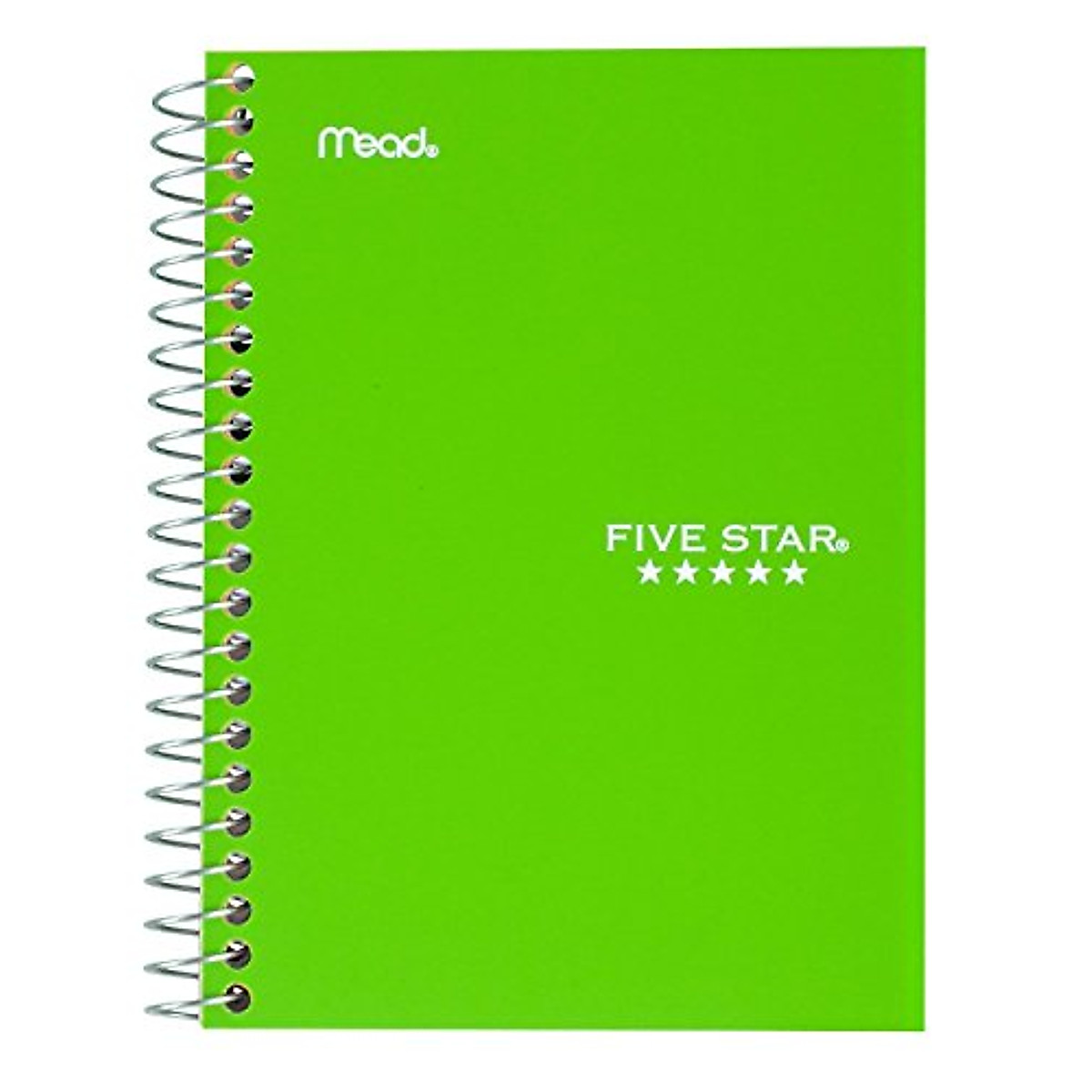 Five Star Personal Spiral Notebook, 7" x 4 3/8", 100 Sheets, College Rule, Assorted colors, 12 Pack