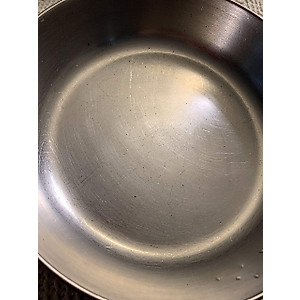 Vtg Revere Ware SS Copper Bottom Double Ring 8” Skillet