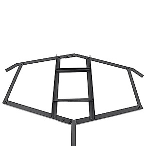 66" Tow Behind Drag Harrow Driveway Tractor Harrow Garden Lawn Tractors with 2 Adjustable Bars Heavy Duty Steel, Driveway Grader for ATV, UTV