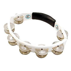 LP152 Cyclops, Steel Jingles, White, Hand Held Tambourine