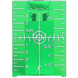 Reflective Target Canada Magnetic Laser Target Plate (Target Plate With Stand for Green Laser), 4inch x 3inch