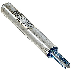 BOSCH 85279MC 3/16 In. Carbide Tipped Single Flute Straight Router Bit