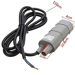 HiLetgo 5M High Head DC Water Pump Submersible Motor For Pond, Aquarium, Fish Tank Fountain 10L/Min 600L/H DC12V 1.2A