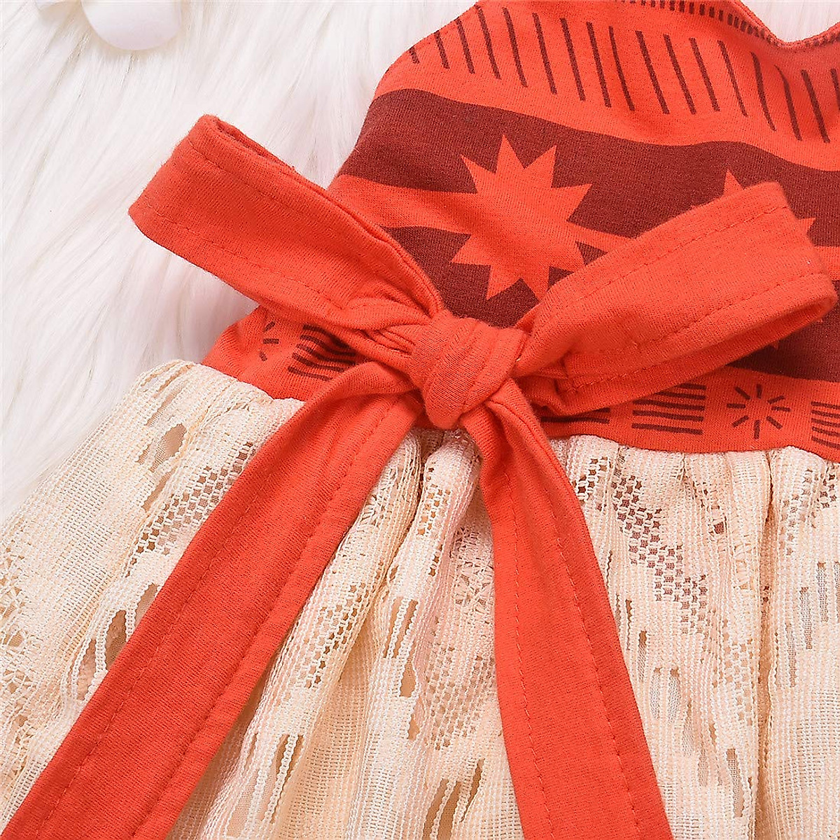 Aalizzwell 2T Toddler Girl Dress Orange