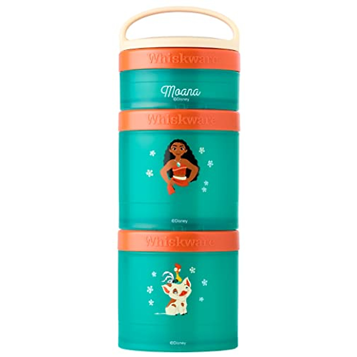 Whiskware Container Stackable Snack, 2 1/3 Cup, Moana