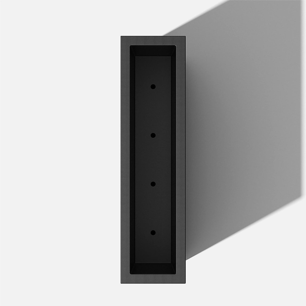 Veradek Block Series Span Plastic Planter - Tall Rectangular Planter for Outdoor Patio/Porch | Durable All-Weather with Removable Insert Bucket | Modern Design for Plants, Flowers, Garden