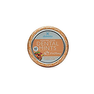 Elementa Natural Sugar Free Hard Candy Breath Mints, Low Carb with Xylitol for Improved Oral Care | Non-GMO + Vegan Friendly, Neutralizes Oral Acid, Soothes Dry Mouth | Fruit Mashup 60 Count