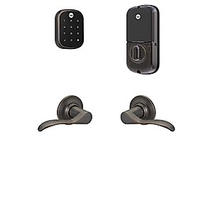 Yale Assure Lock SL, Wi-Fi Smart Lock with Norwood Lever - Works with the Yale Access App, Amazon Alexa, Google Assistant, HomeKit, Phillips Hue and Samsung SmartThings, Oil Rubbed Bronze