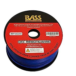 Bass Rockers RW16G250 OFC Remote Wire 16AWG 250FT