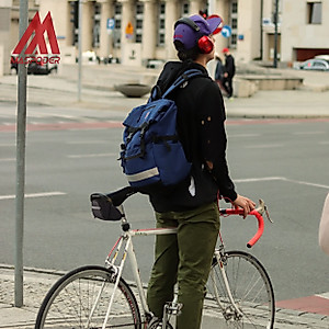 MASPODER Bike Repair Kit, Bike Tire Tool Kit with Mini Pump, Saddle Bag, Multitool Bicycle Accessories Set for Adult Bikes Road Mountain Bike MTB