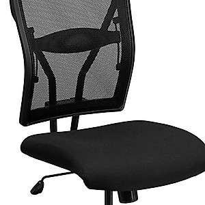 Flash Furniture HERCULES Series Big & Tall 400 lb. Rated Black Mesh Executive Swivel Ergonomic Office Chair