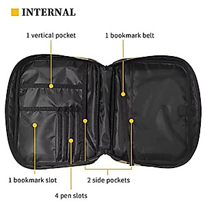 FKELYI Orange Camo Bible Covers for Women & Men,Carrying Bible Bag Bible Book Holder Carring Case Organizer Bag,Gift for Women Girl Kid