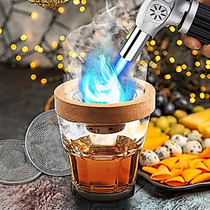 Riian Cocktail Smoker Filter Accessories Old Fashioned Cocktail Kit Smoked Old Fashioned Kit Accessories Cocktail Smoker Screen Stainless Steel Filter - 10PCS Set