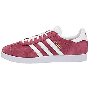 adidas Originals mens Gazelle Shoes Collegiate Burgundy/White/Gold Metallic 11