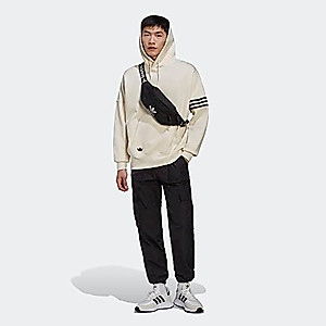 adidas Originals Men's Adicolor Neuclassics Hoodie, Wonder White, Small