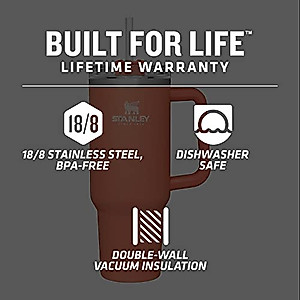 Stanley Adventure Quencher Travel Tumbler 40oz Grapefruit