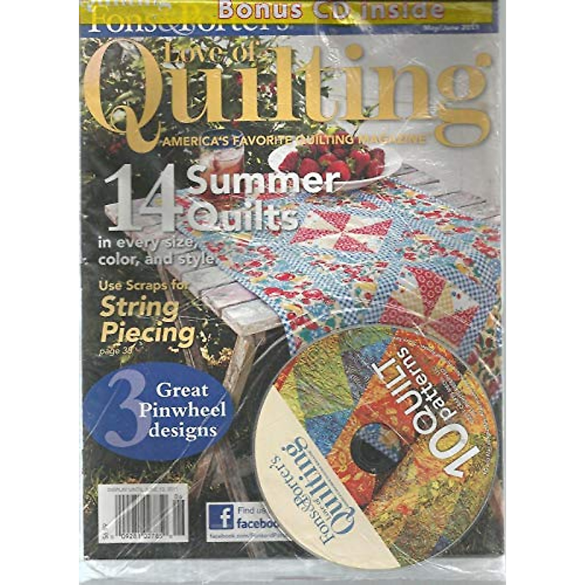 FONS & PORTER'S, LOVE OF QUILTING, MAY/JUNE 2011 (14 SUMMER QUILTS) ~