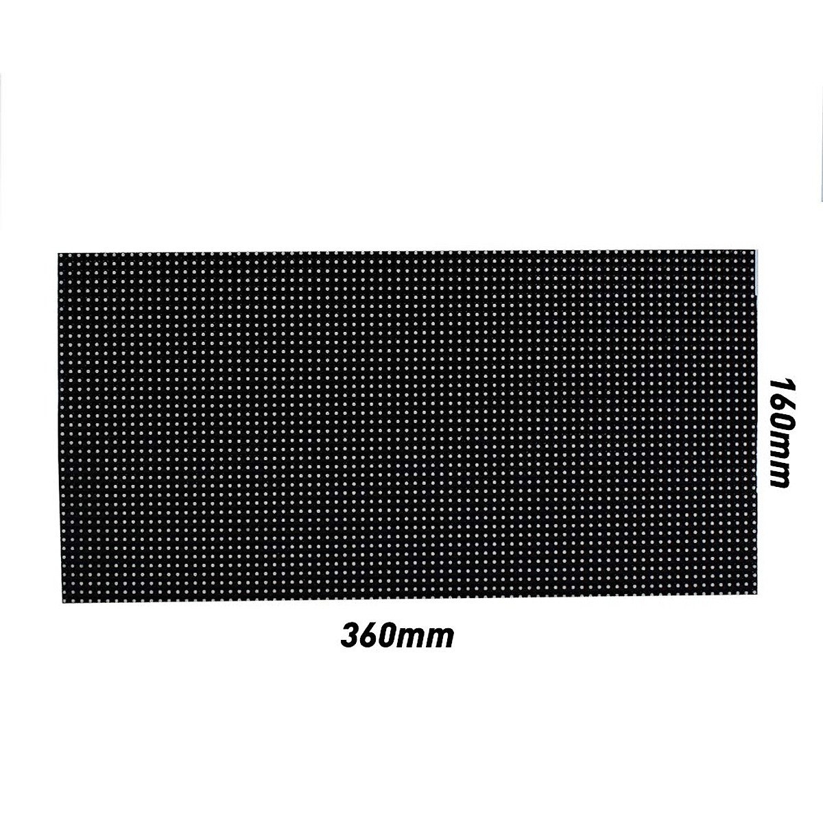 P4 Waterproof Flexible LED Matrix Panel, LED Display Module for RGB Full Color LED Display Screen, 256x128mm, 1/16 Scan, Total 2048 Dots, Perfect Solution for Outdoor Advertising Use