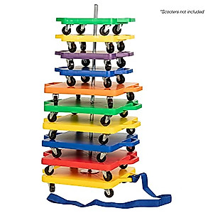 Champion Sports Scooter Stacker, Yellow