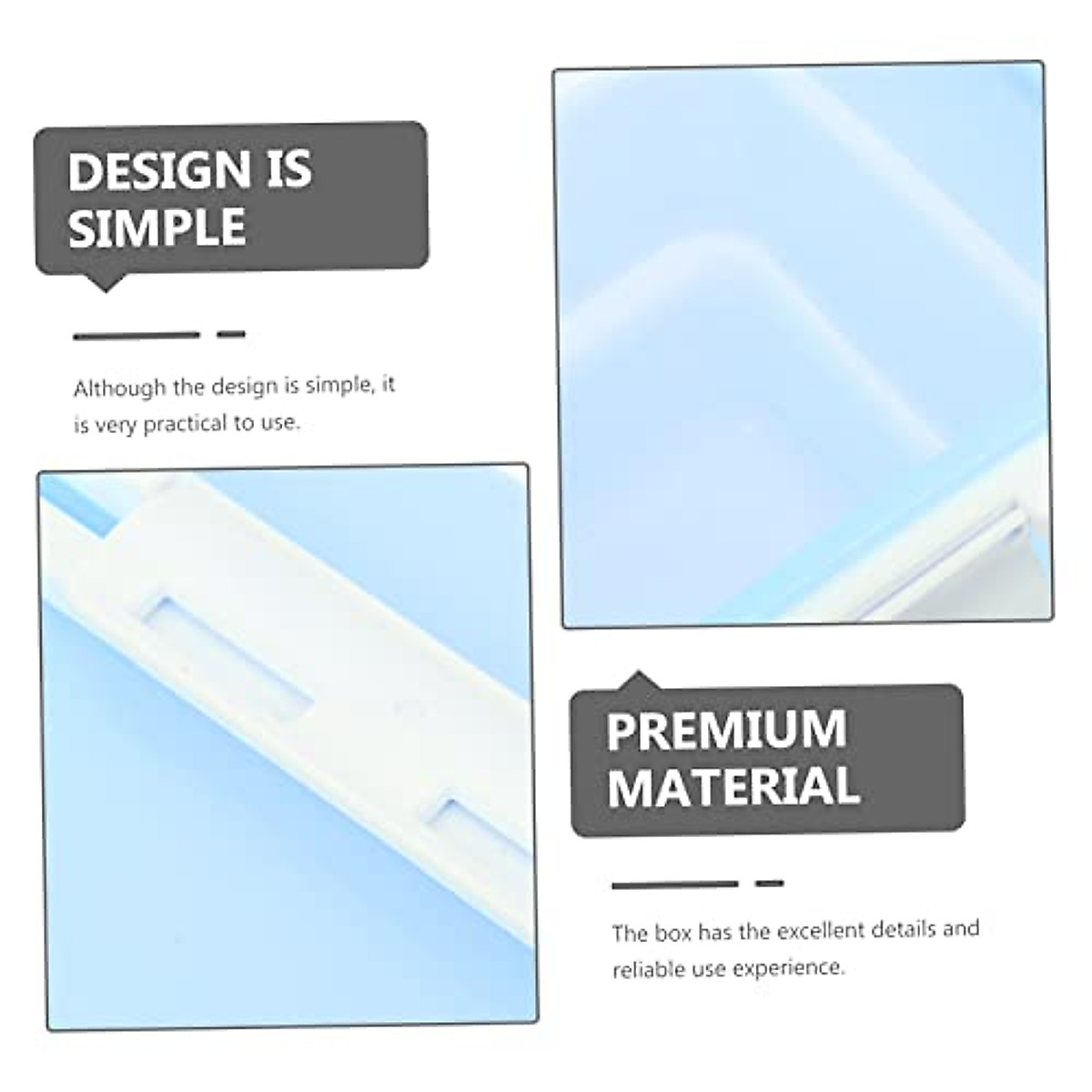 SOESFOUFU Food Compartment Storage Containers Fridge Food Packaging Pouch 1500ml