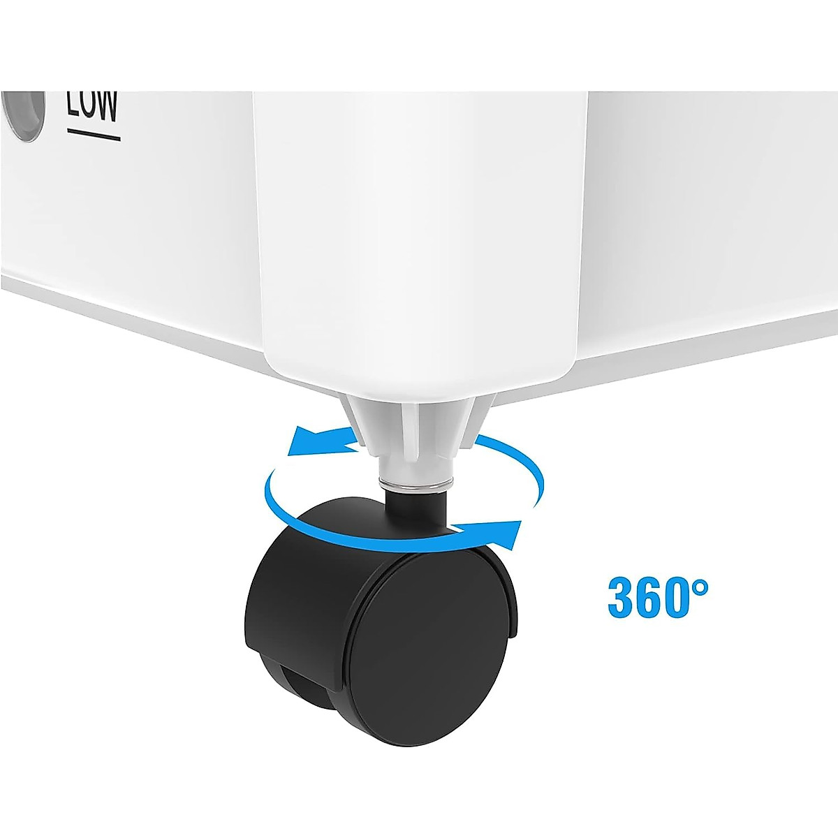 Cobuy Evaporative Air Cooler, 3-IN-1 Windowless Air Conditioner Portable, Swamp Cooler with 2 Gal Water Tank, Timer, 3 Speed, Remote, 4 Ice Packs, Cooling Fan for Room Home Office Indoor Use