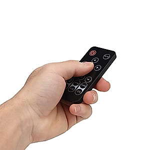 Fydun Gaming Monitor IPS, 7 Inch Portable Mini Ith Remote Control 100240V Color VGA AV DC USB HD Multimedia Interface Dual Speakers