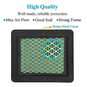 Drblawi Compatible with 2 Pack 17211-zl8-023 GCV160 Air Filter Tune Up Kit for Honda GCV190 GC190 GC160 GX100 Engine HRC216 HRR216 HRX217 Premium Lawn Mower Air Cleaner Element with Spark Plug