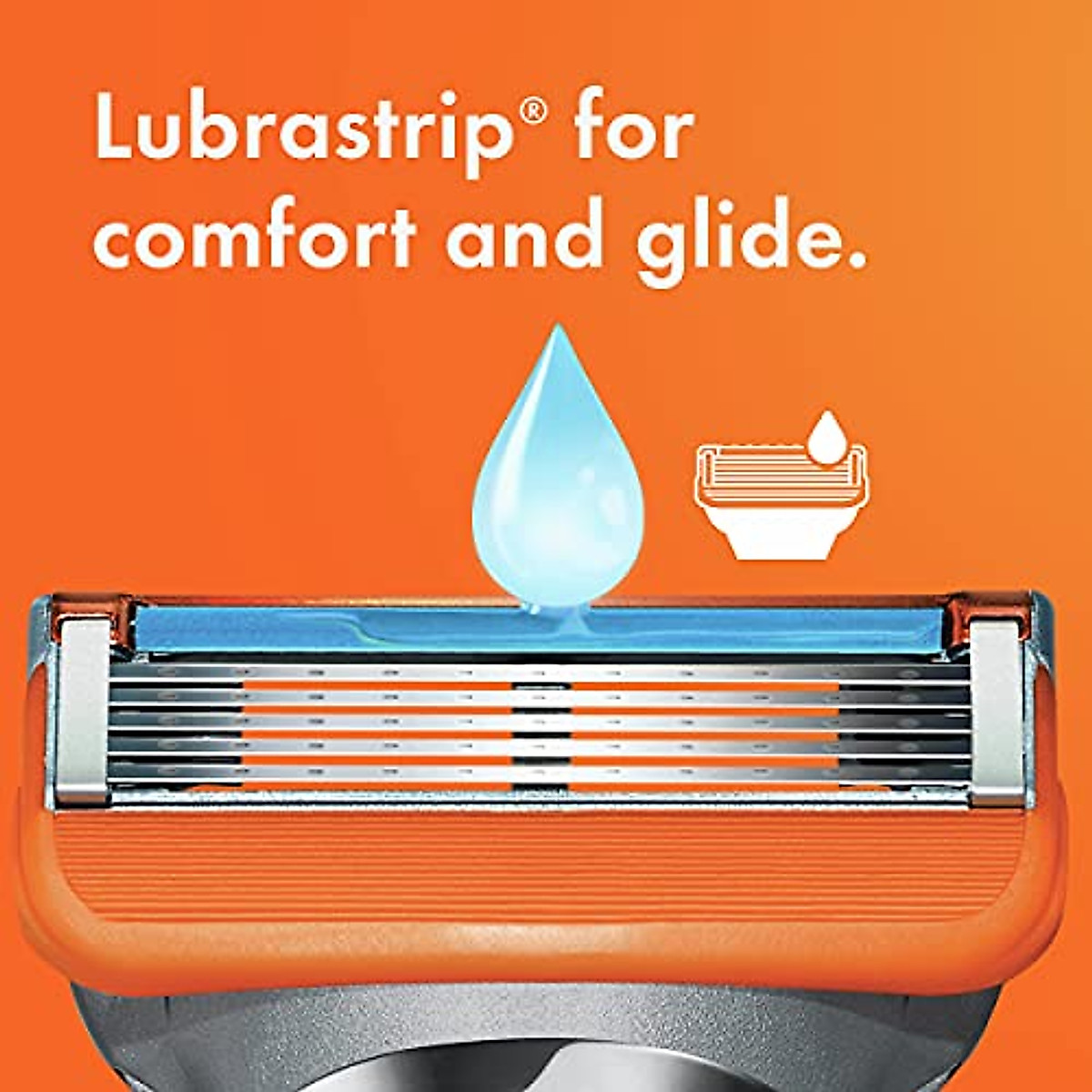 Gillette Fusion5 Men's Razor Blades, 4 Blade Refills