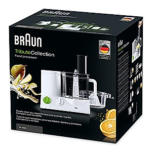 Braun TributeCollection Food Processor, 220-volt (Not for USA-European Cord), 12-Cup, White