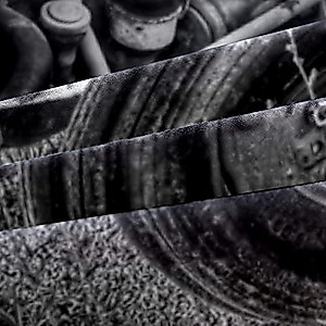 Duvet Covers Set King Size Old Farm Tractor - Soft and Breathable Microfiber Comforter Bedding Set with Zipper Closure for Kids Women Men, 1 Duvet Cover 2 Pillowcase