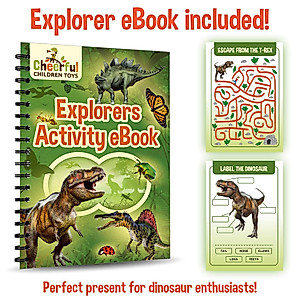 Cheerful Children Toys Kids Explorer Costume including Safari Vest and Hat - Boys & girls aged between 4-6 - Role play as paleontologist, zoo keeper, park ranger or fishing