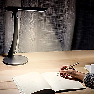 Led Light LED Desk Lamp Table Light Power Switch Button No Video No Blue Light Folding Non Slip Base Eye Caring Desk Lamp Kids (Color : Blue)