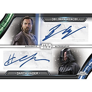 2023 Topps Star Wars Chrome Trading Card Hobby Box 1 Autograph Per Box