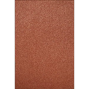 Ambiant Broadway Collection Area Rug, Kids Favorite, 5' x 7', Rust