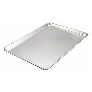Winco Commercial-Grade Aluminum Sheet Pan, 18 Gauge, 2/3 Size / 16" x 22"