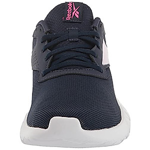 Reebok Women's Flexagon Energy 3.0 Cross Trainer, Vector Navy/Quartz Glow/Atomic Pink, 7.5