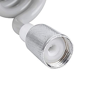 Shower Hose ABS Spring Flexible Shower Hose Water Plumbing Toilet Bidet Spray for Bathroom (Gray)